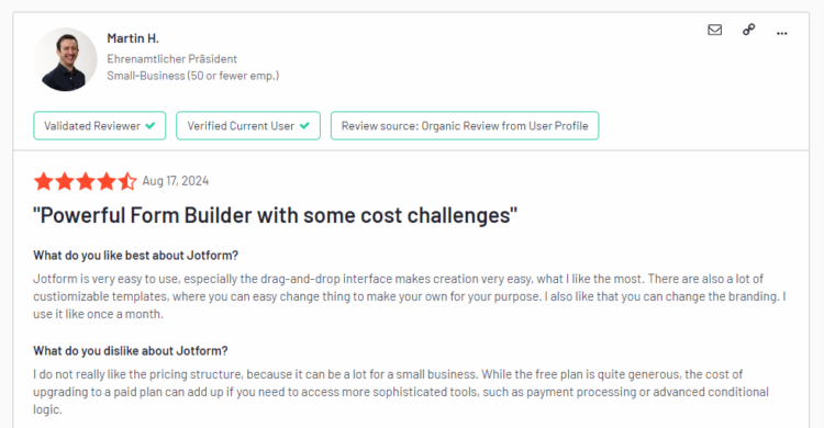Jotform Review: Features, User Ratings, Pricing and More - LeadQuizzes